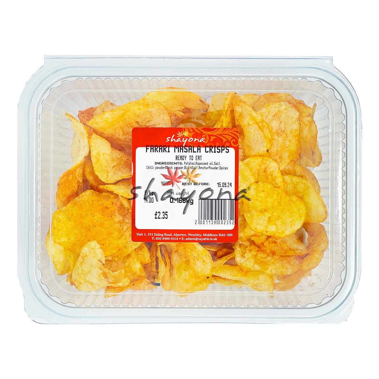 Shayona Farari Masala Crisps – Shayona UK