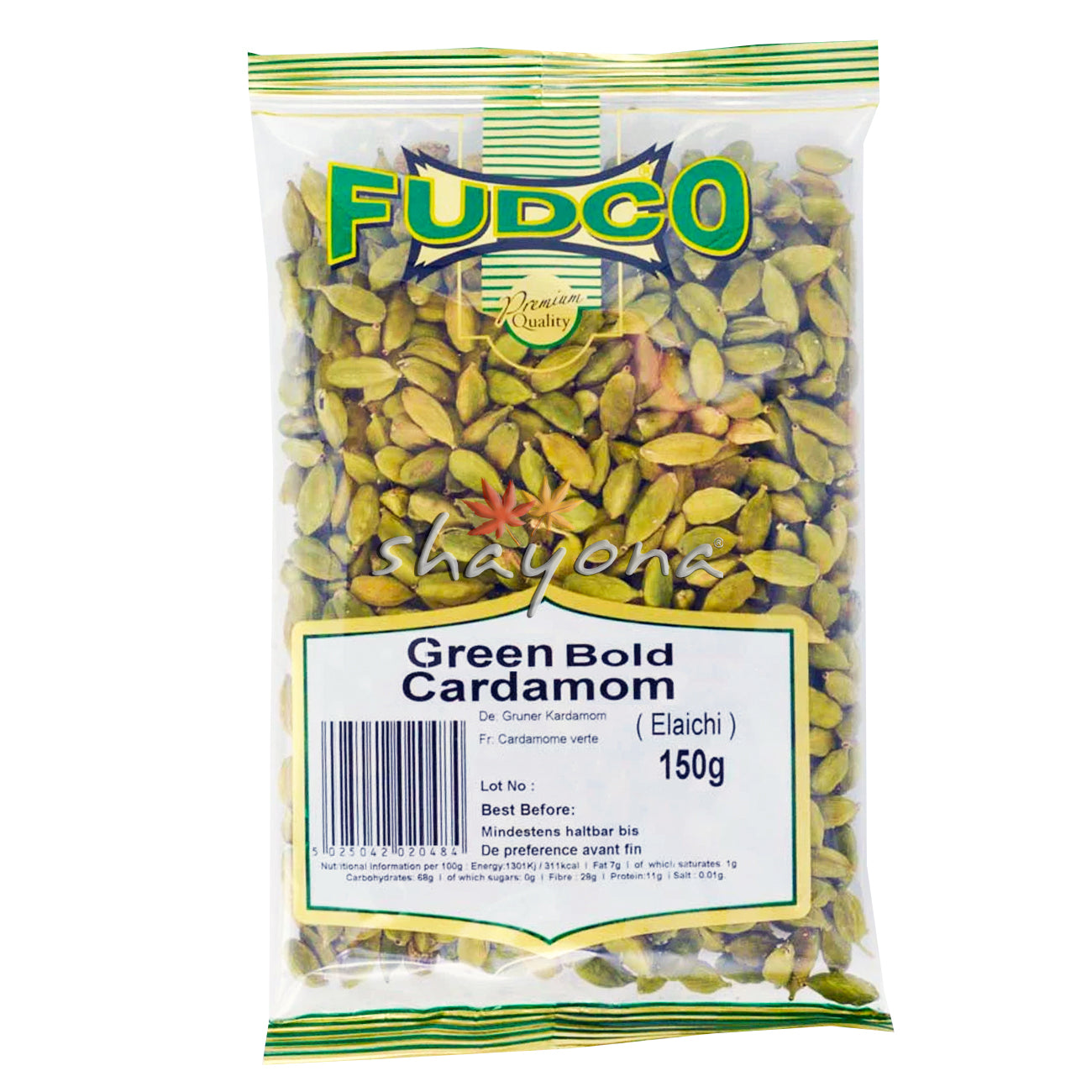 Fudco Green Bold Cardamom – Shayona UK