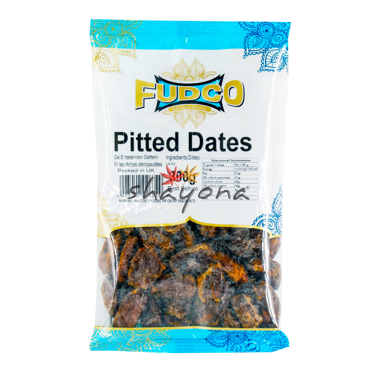 Fudco Pitted Dates – Shayona UK