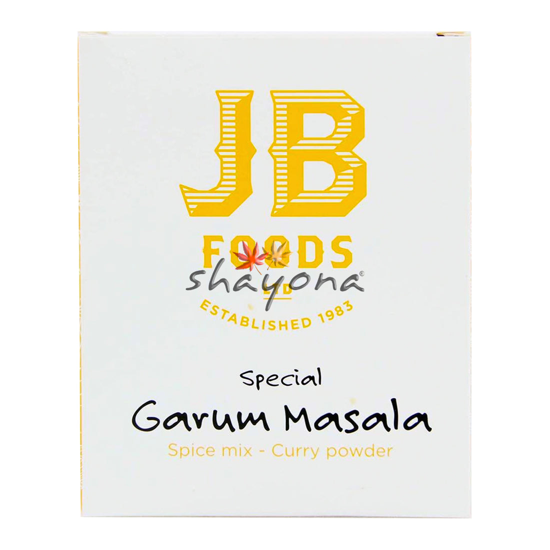 JB Foods Special Garam Masala – Shayona UK