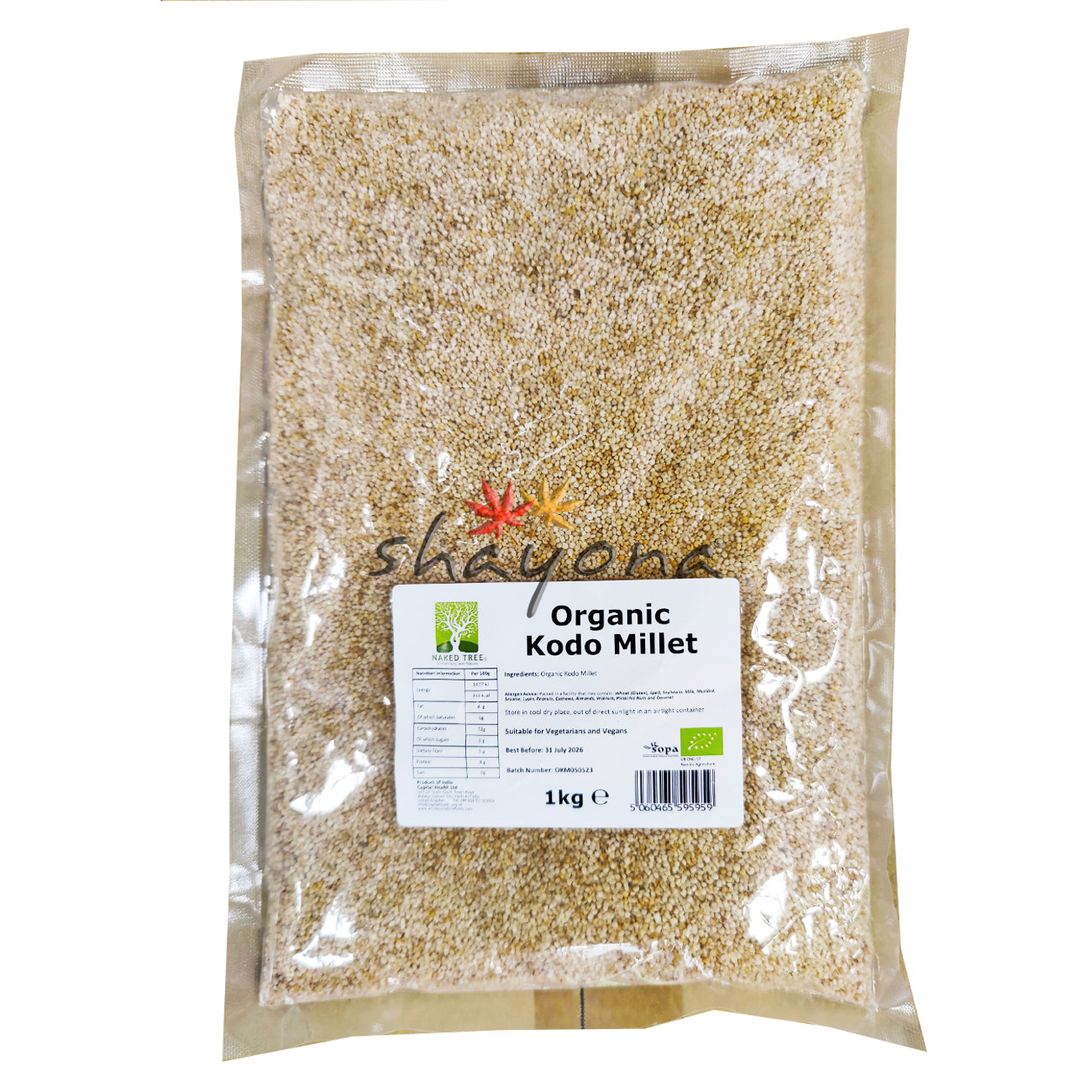 Naked Tree Organic Kodo Millet – Shayona UK
