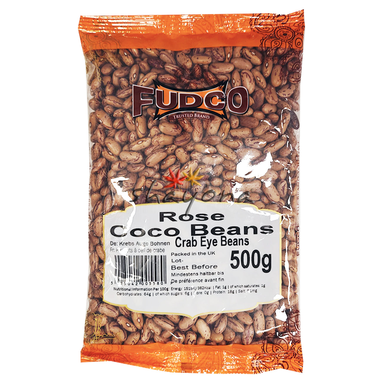 Fudco Rose Coco Beans – Shayona UK
