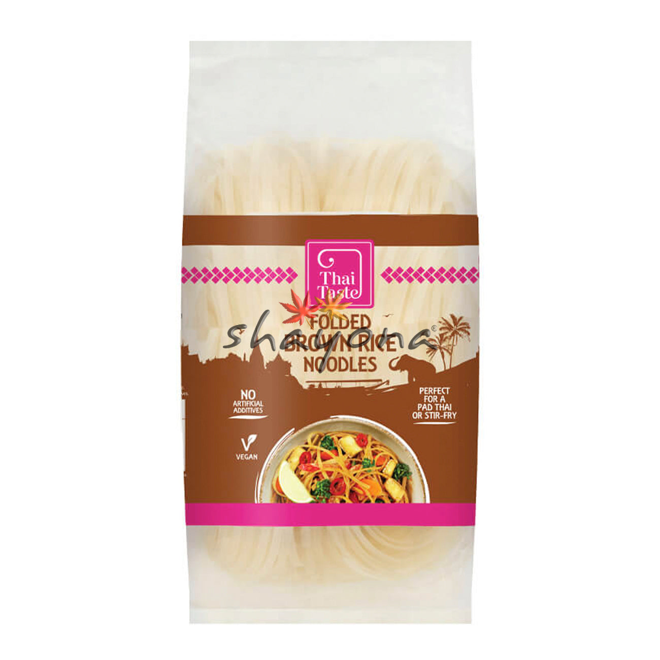 Thai Taste Folded Brown Rice Noodles – Shayona UK