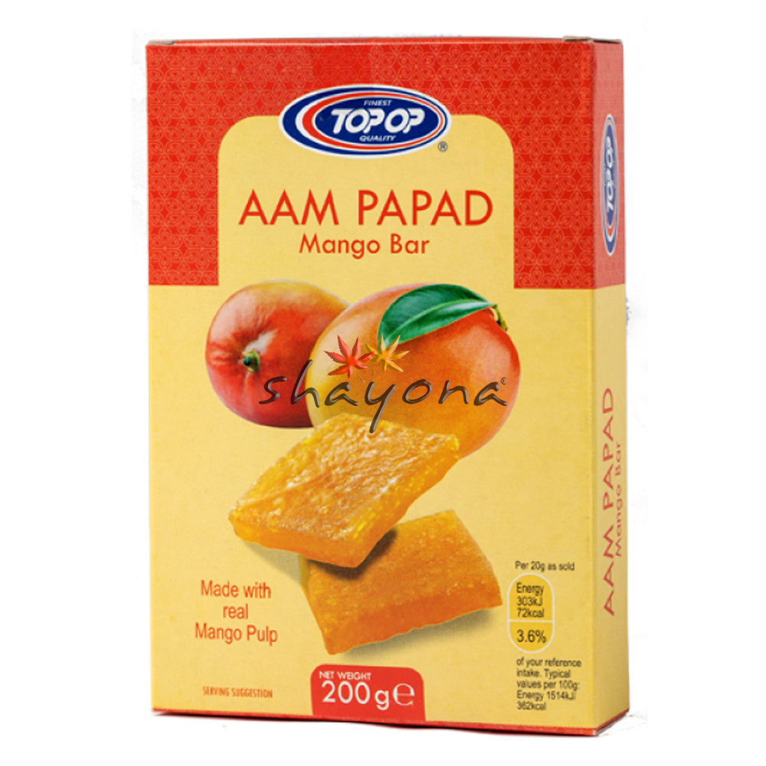 TopOp Aam Papad (Mango Bar) – Shayona UK