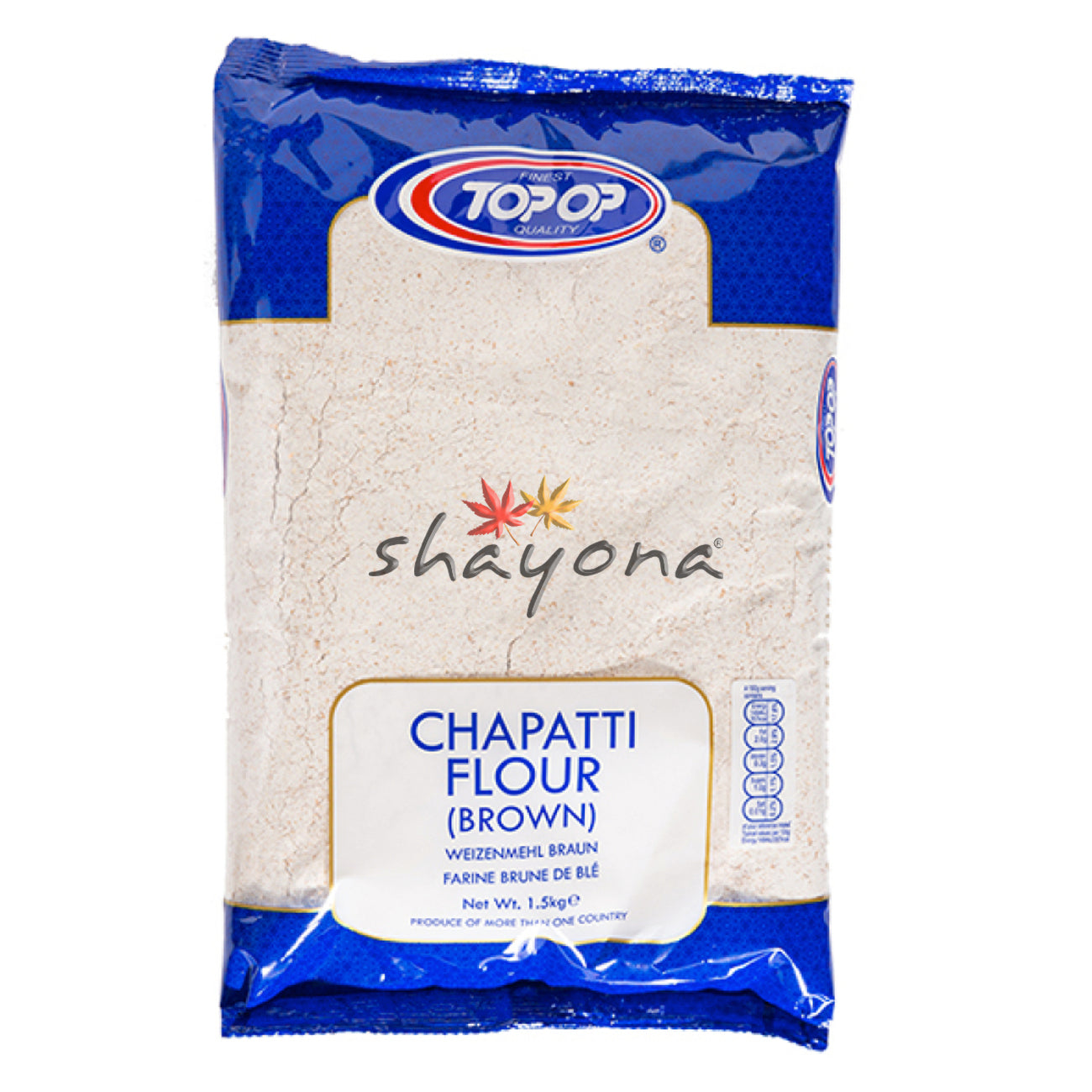 TopOp Brown Chapatti Flour – Shayona UK