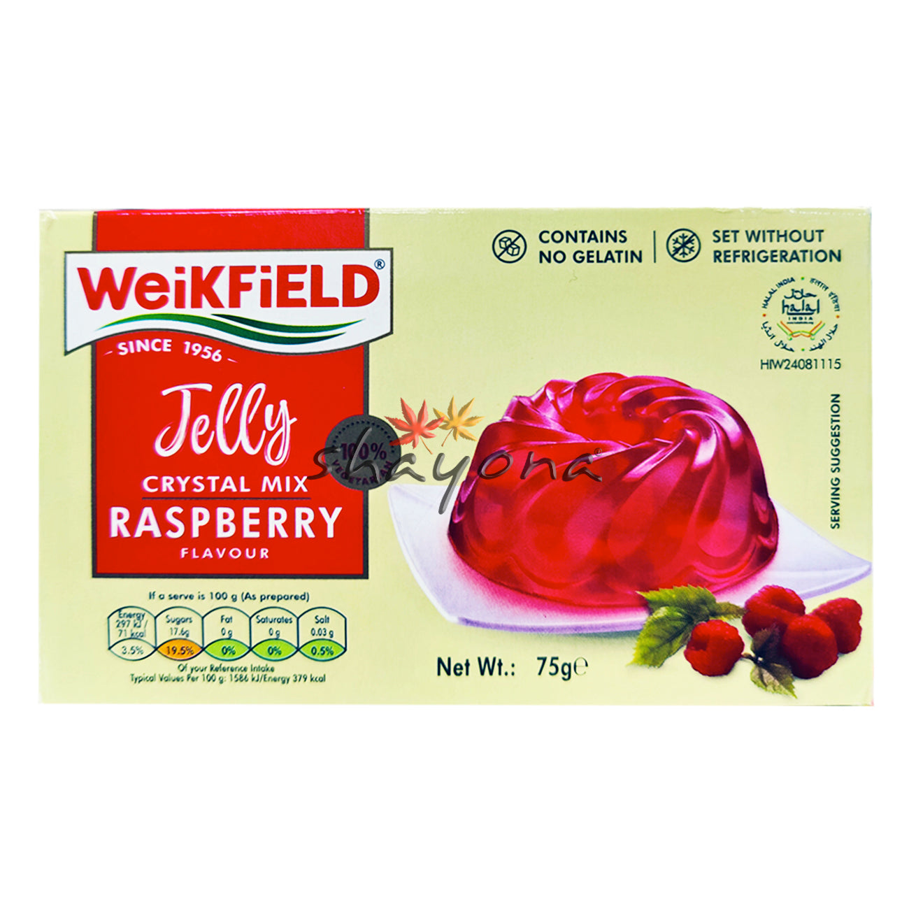 Weikfield Raspberry Jelly – Shayona UK