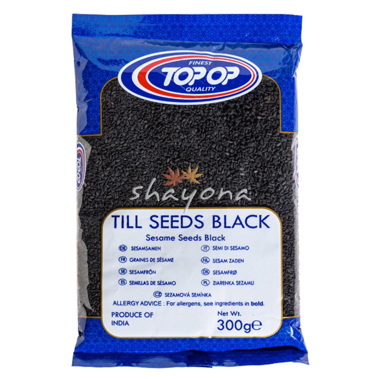 TopOp Till Seeds Black – Shayona UK