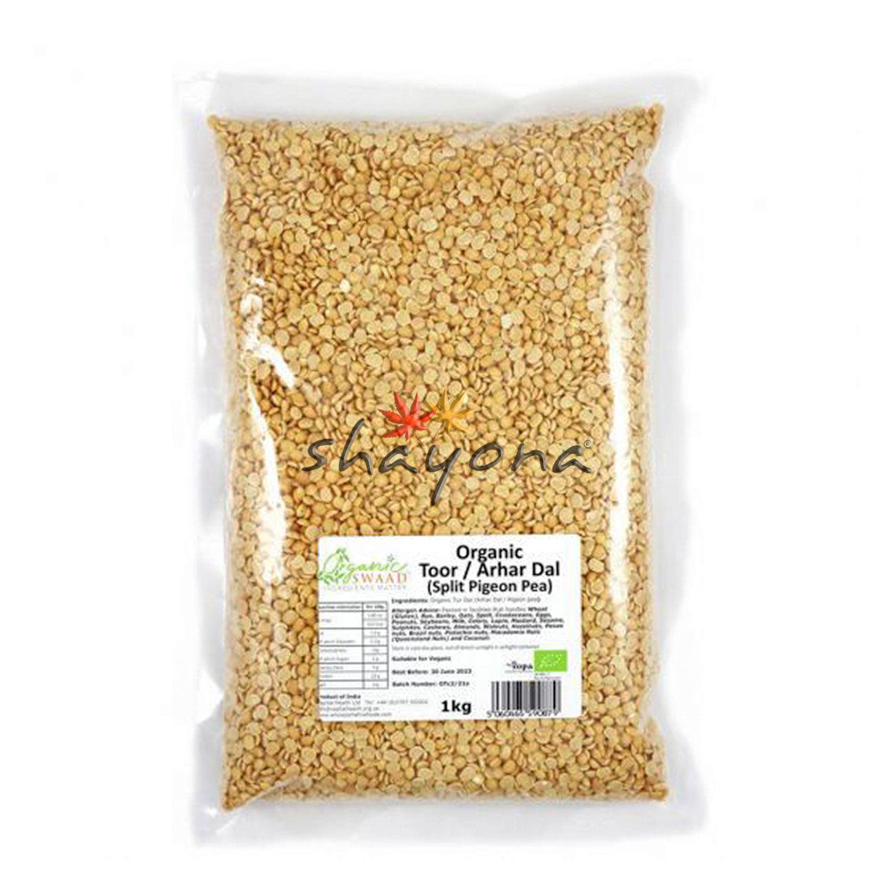 Organic Swaad Organic Toor Dal/Arhar Dal – Shayona UK
