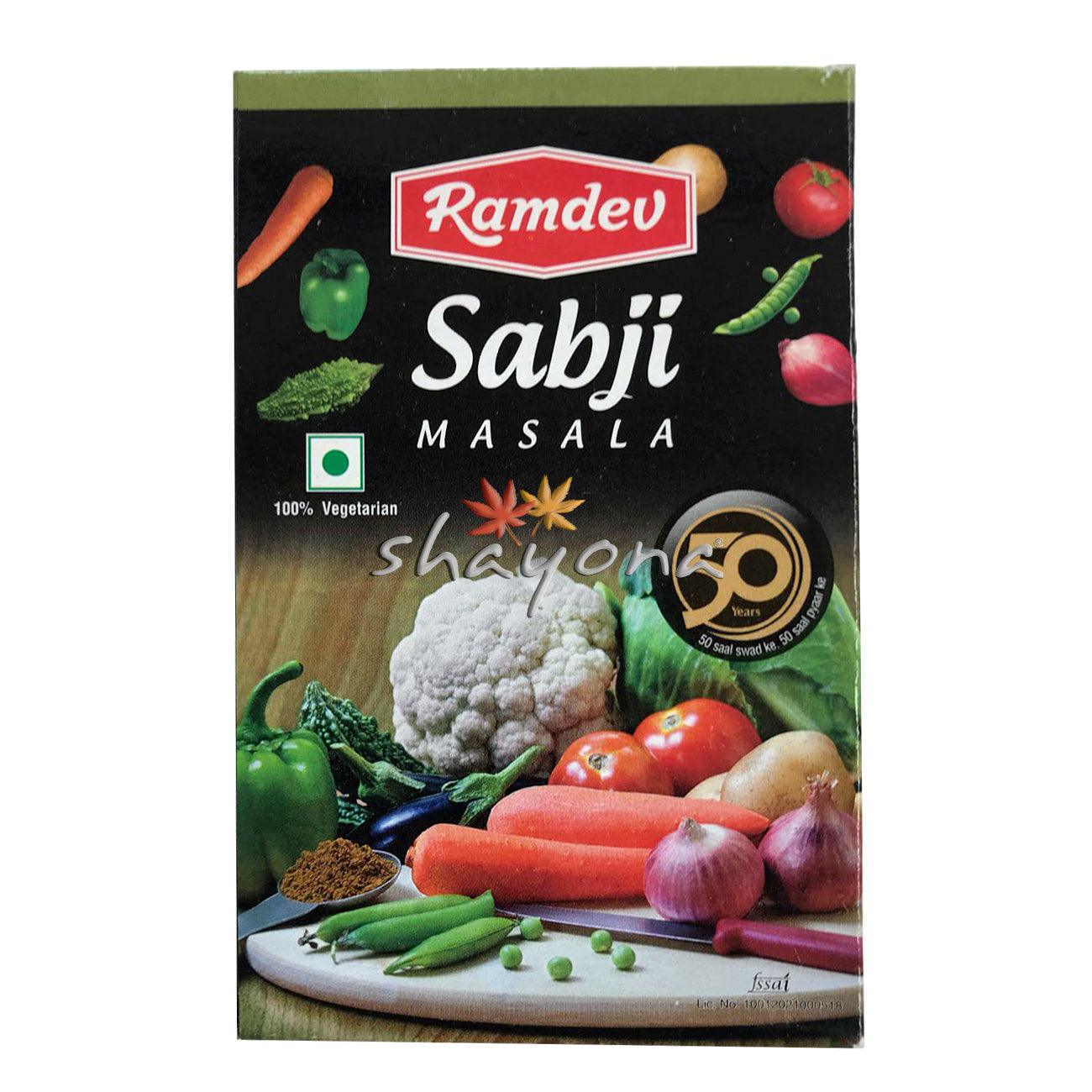 Ramdev Sabji Masala – Shayona UK